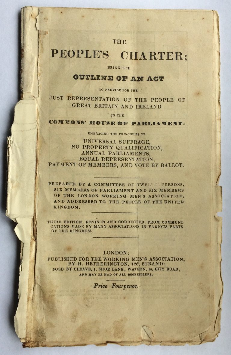 Timeline of Chartism - chartist ancestors