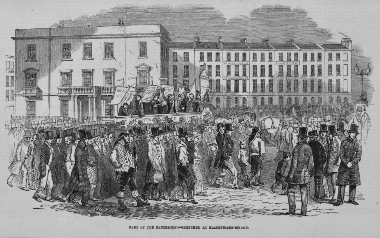 Monster meeting on Kennington Common, 10 April 1848 - chartist ancestors